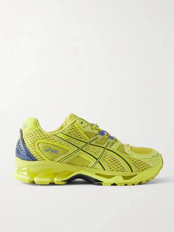 Asics Gel-nimbus 10.1 Metallic Rubber-trimmed Mesh Sneakers - Yellow
