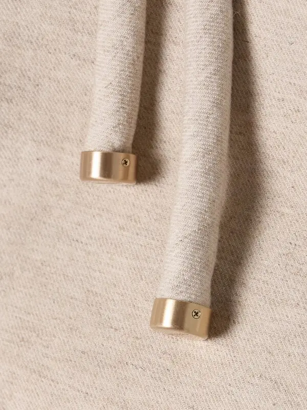 Cult Gaia Themis Cotton And Linen-blend Halterneck Top