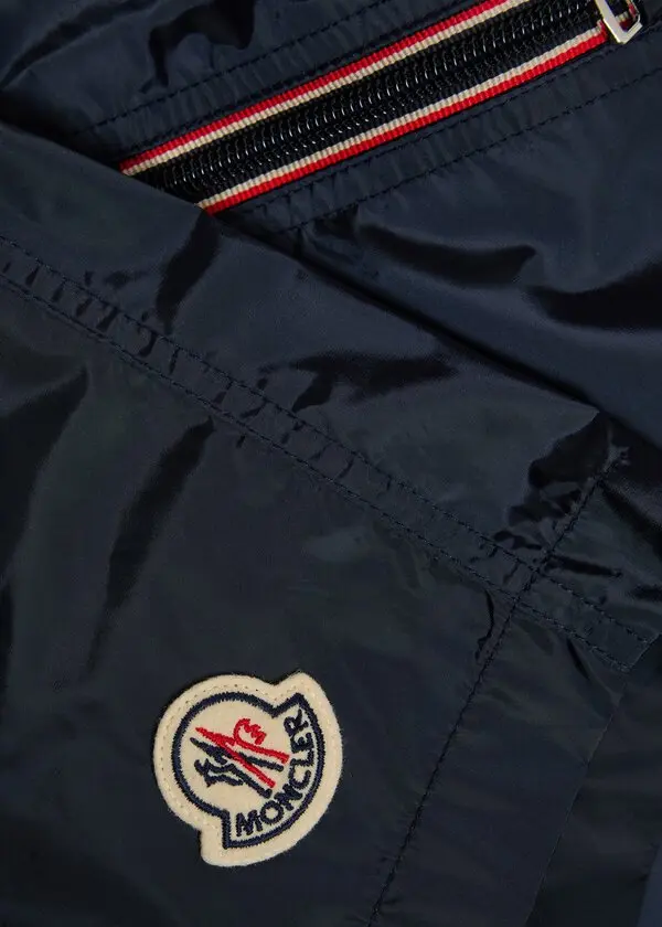 Moncler Logo Shell Swim Shorts - Navy