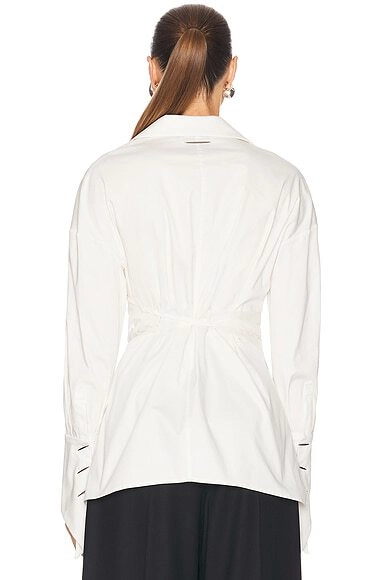 GRACE LING Pierced Dagger Wrap Shirt