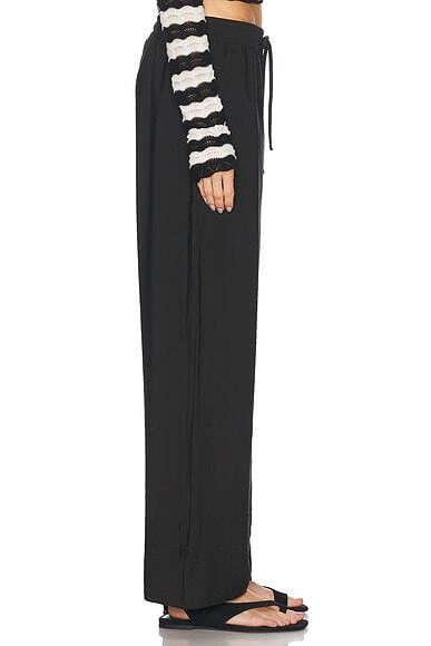 HOUSE OF DAGMAR Drawstring Wide Leg Trousers
