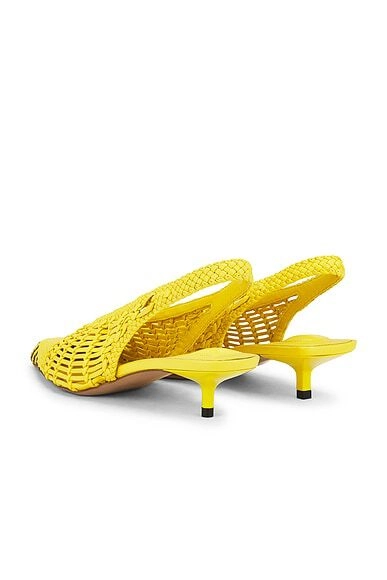 Jacquemus Les Cubisto Banane Braided Slingback Kitten Heels