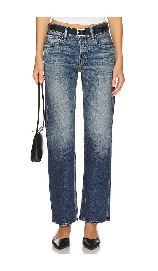 Moussy Vintage Cedarhurst Straight Low Jeans