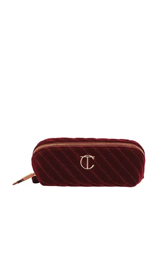 Charlotte Tilbury Velvet Small Organizer Bag - Beauty: Na