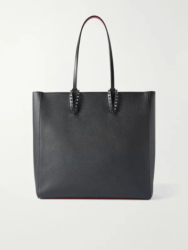 CHRISTIAN LOUBOUTIN Cabata Leather Tote - Black