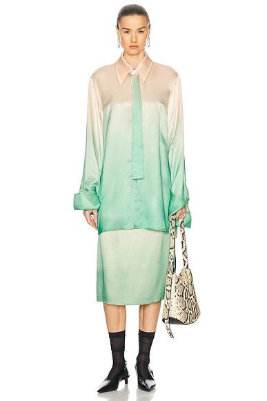 JIL SANDER Tie Neck Shirt