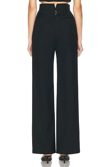 Alexander McQueen Wool Gabardine Trouser