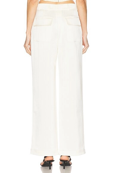 FLEUR DU MAL Satin Relaxed Pant
