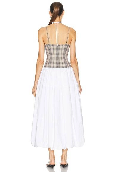 Simkhai Pfeiffer Bustier Midi Dress