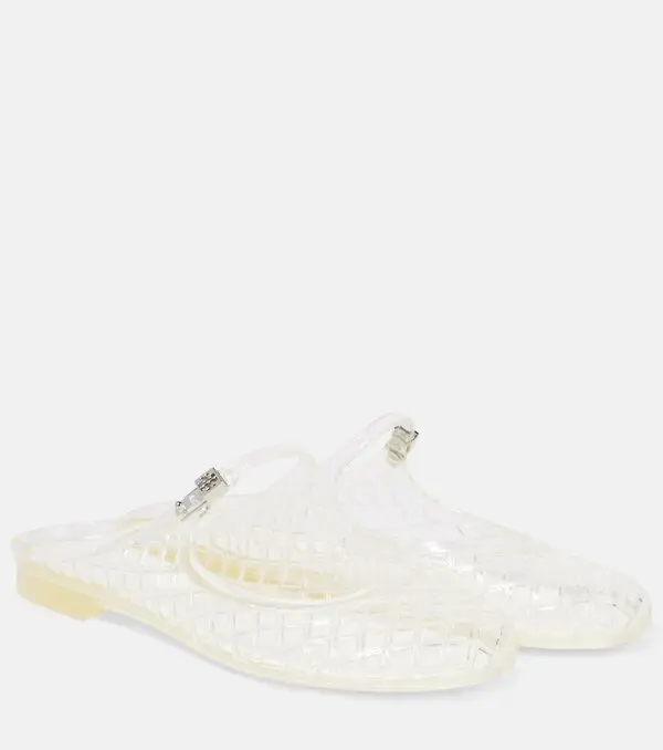 Tory Burch Mellow Mary Jane Mules - Transparent