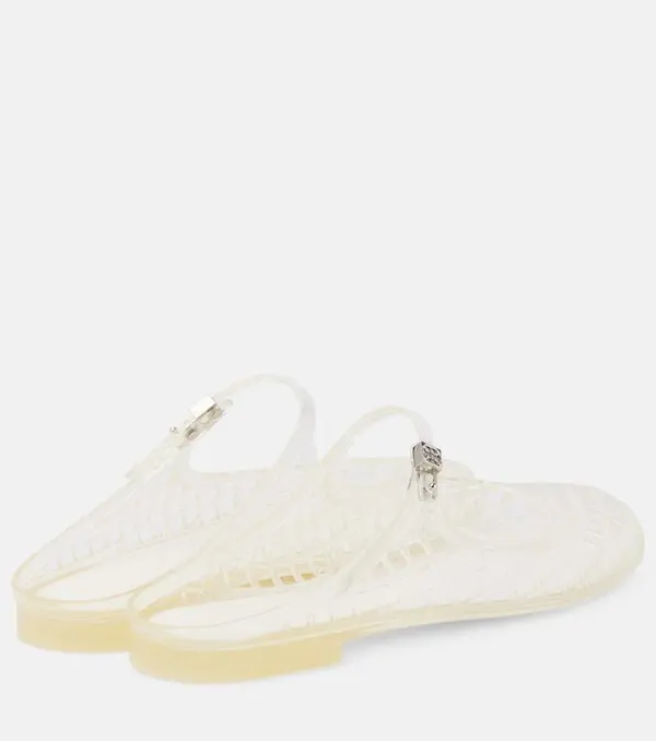 Tory Burch Mellow Mary Jane Mules - Transparent