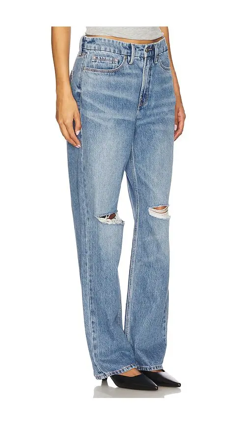 Good American 90's Relaxed Jeans - Denim-medium
