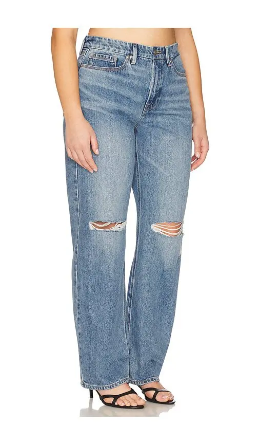 Good American 90's Relaxed Jeans - Denim-medium
