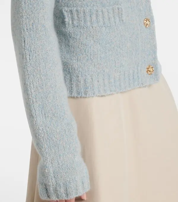 Jardin Des Orangers Cashmere-blend Cardigan - Blue