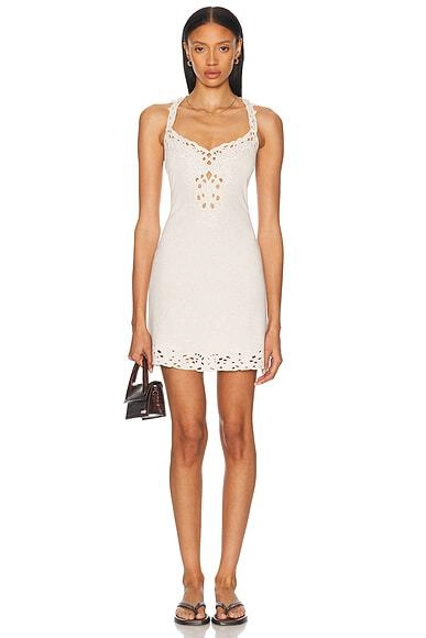 Cult Gaia Matisse Knit Dress - Cloud