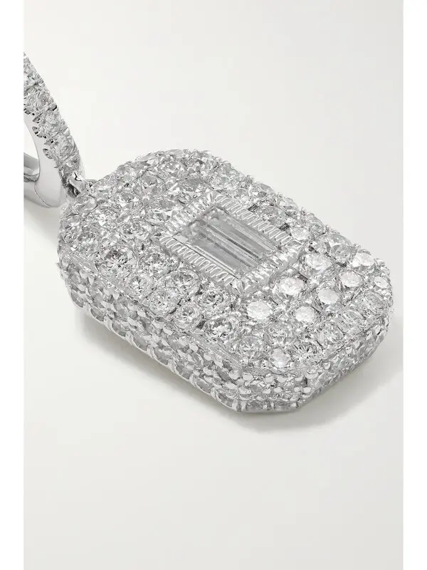 Shay 18-karat White Gold Diamond Earrings