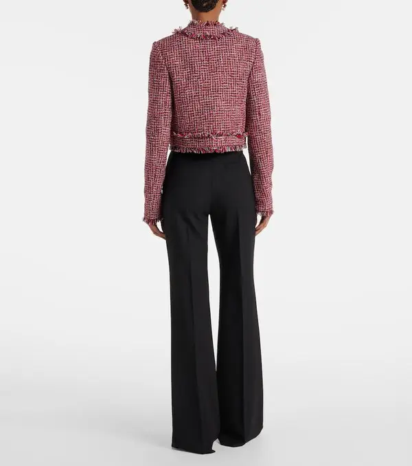 Safiyaa Wool-blend Tweed Jacket