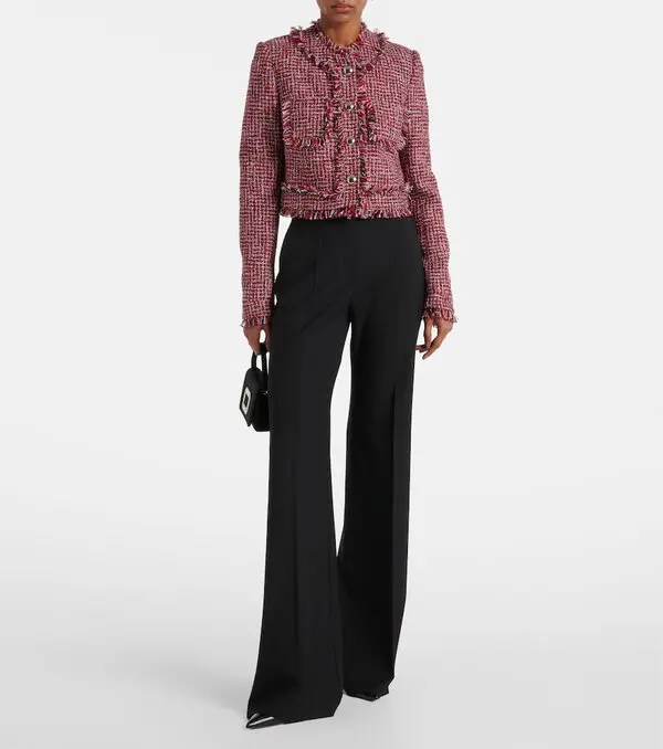 Safiyaa Wool-blend Tweed Jacket