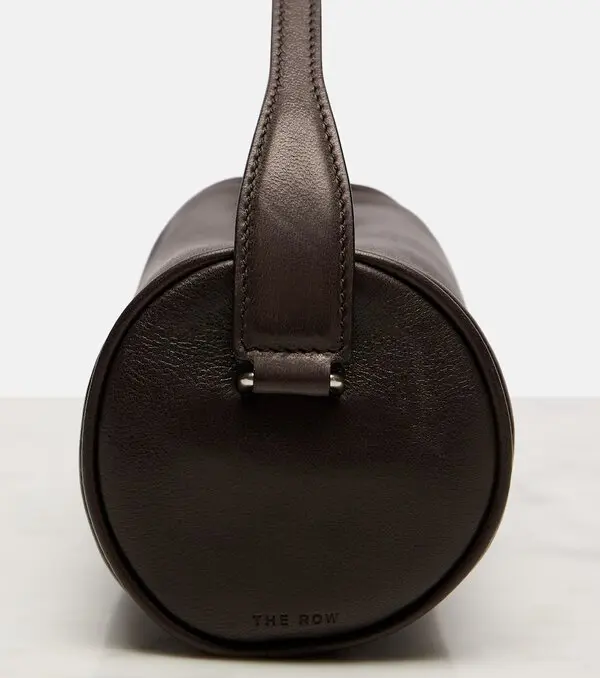 THE ROW 90s Leather Tote Bag - Brown