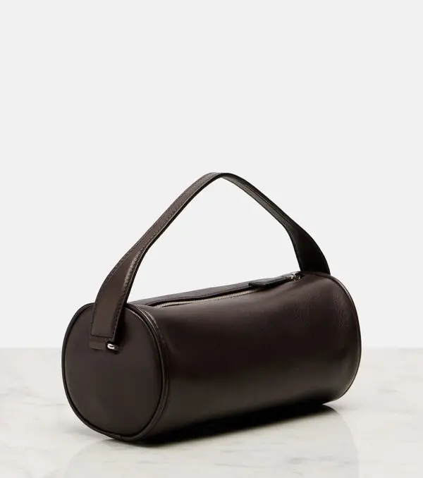 THE ROW 90s Leather Tote Bag - Brown
