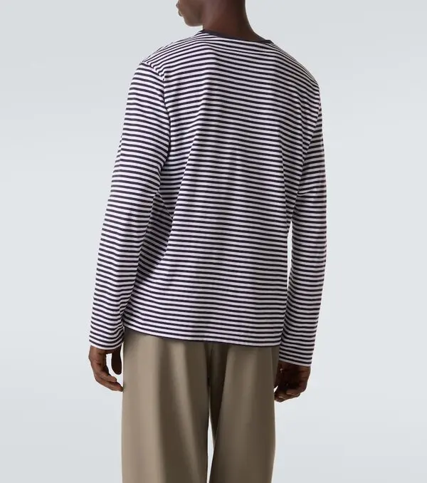 Sunspel Striped Cotton T-shirt - Multicoloured