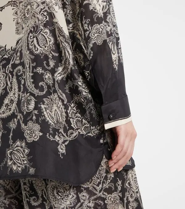 Zimmermann Rhiannon Paisley Silk Shirt