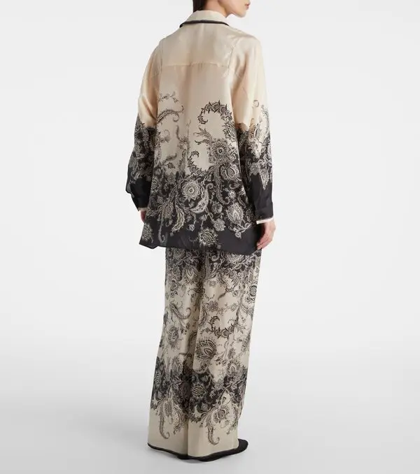 Zimmermann Rhiannon Paisley Silk Shirt