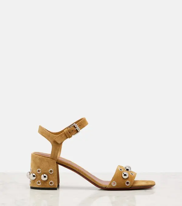 Valentino Garavani Nellcote Studded Suede Sandals