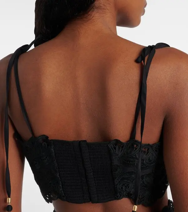 Zimmermann Rhiannon Embroidered Cotton Top