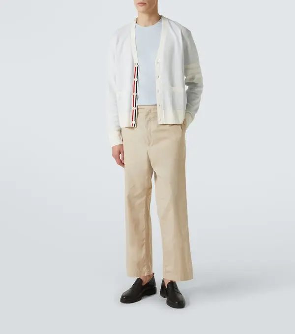 Thom Browne 4-bar Cotton Jersey T-shirt - Blue