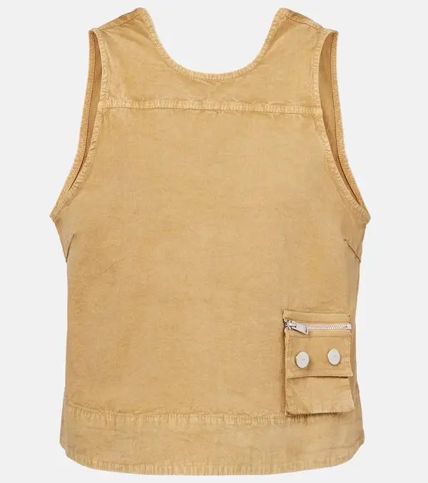 GANNI Cotton-blend Vest