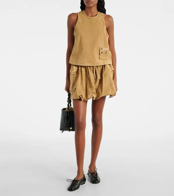 GANNI Cotton-blend Vest
