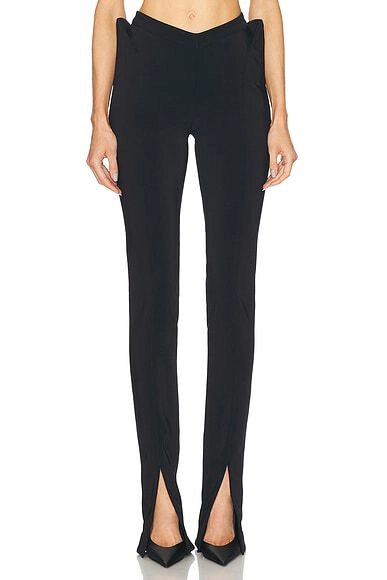 MUGLER Split Hem Trousers