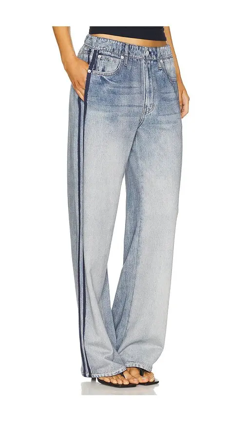 Rag & Bone Wide Leg Track Jeans