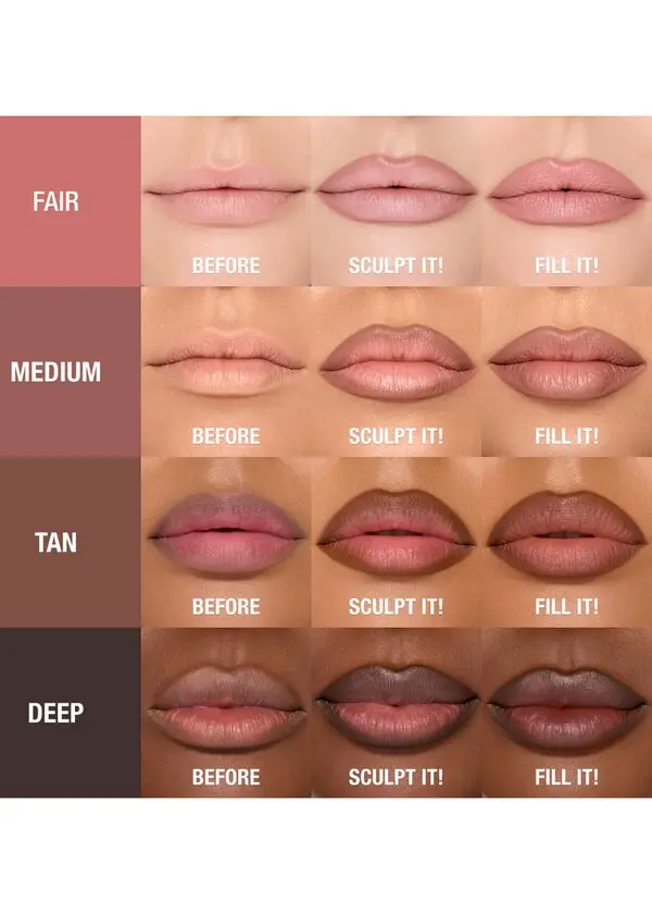 Charlotte Tilbury Lip Cheat Contour Duo - Fair