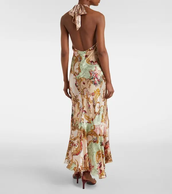 Camilla Queens Quarters Silk Maxi Dress