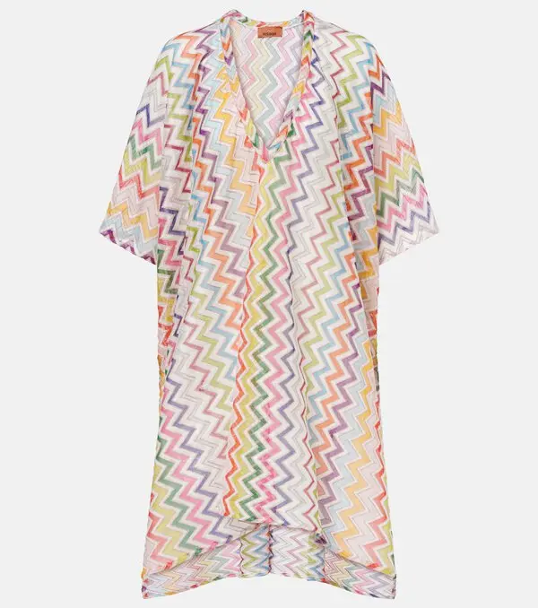 Missoni Zig Zag Semi-sheer Dress - Multicoloured