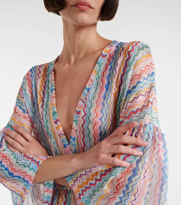Missoni Zigzag Tiered Beach Dress