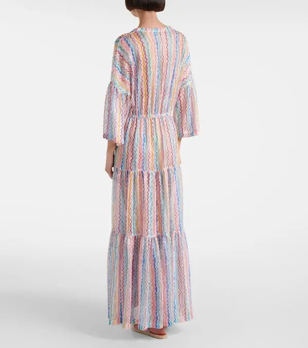 Missoni Zigzag Tiered Beach Dress