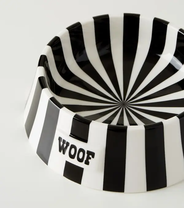 Jonathan Adler Vice Woof Porcelain Pet Bowl