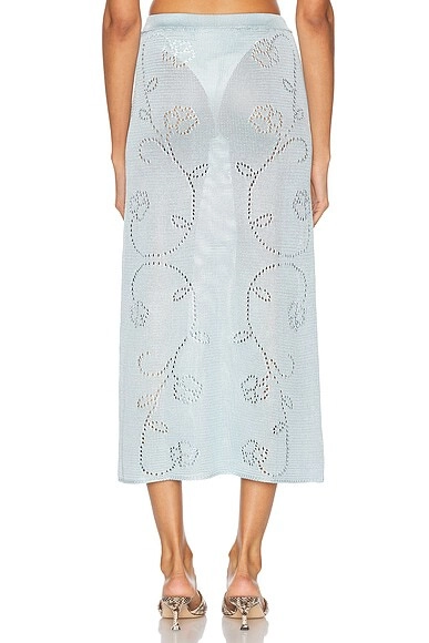Calle Del Mar Ivy Knit Midi Skirt