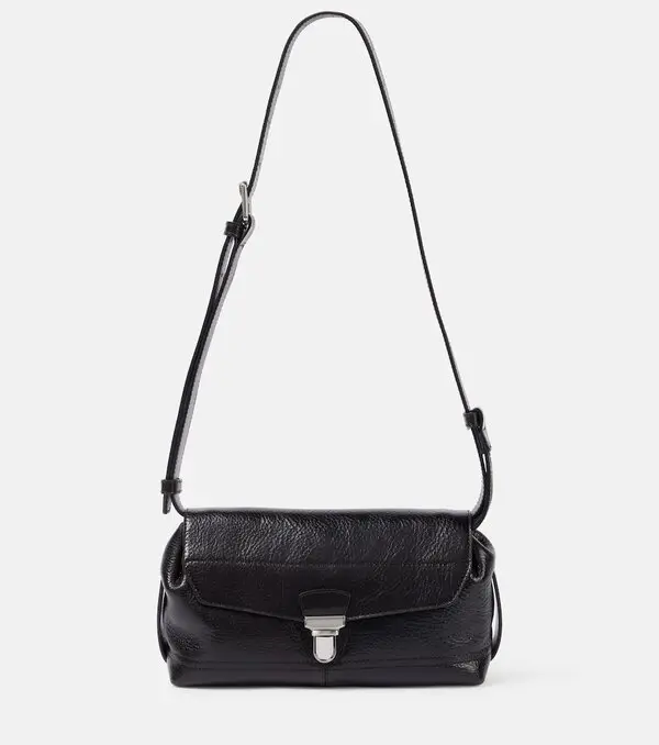 LEMAIRE Gear Leather Shoulder Bag - Brown
