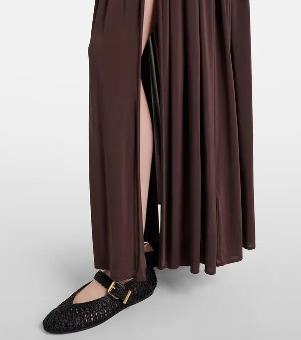 Zimmermann Illuminate Gathered Maxi Dress - Brown
