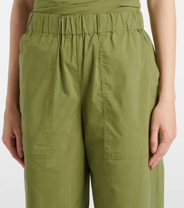 Simkhai Arden Cotton-blend Wide-leg Trousers
