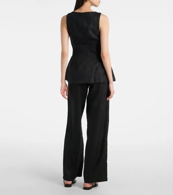 Faithfull The Brand Melia Linen Top