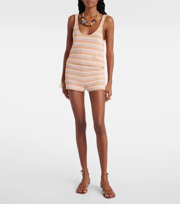 Chloé Knitted Cotton Tank Top