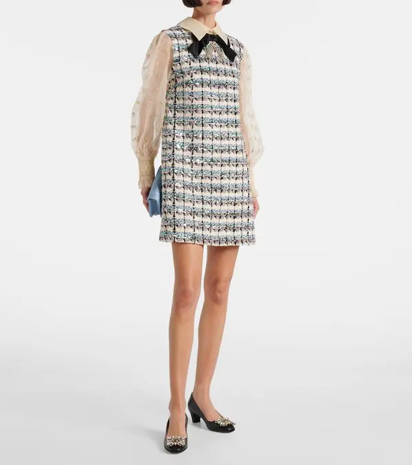 Valentino Garavani Embellished Mini Dress