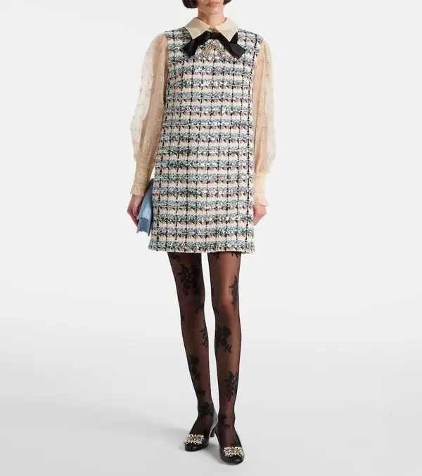 Valentino Garavani Embellished Mini Dress