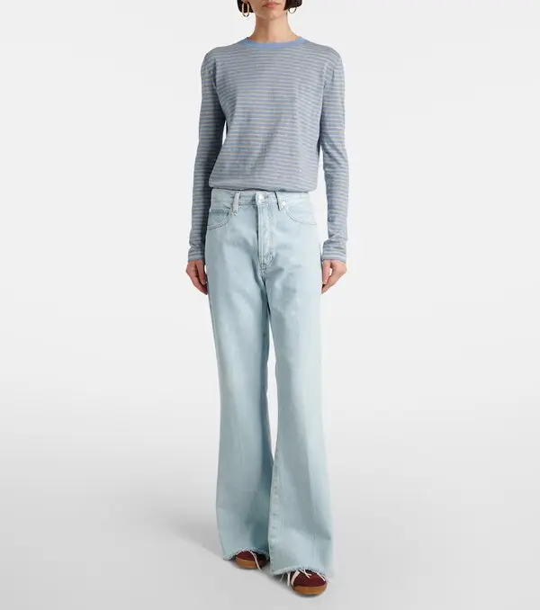 FRAME The Lax Flared Jeans - Blue