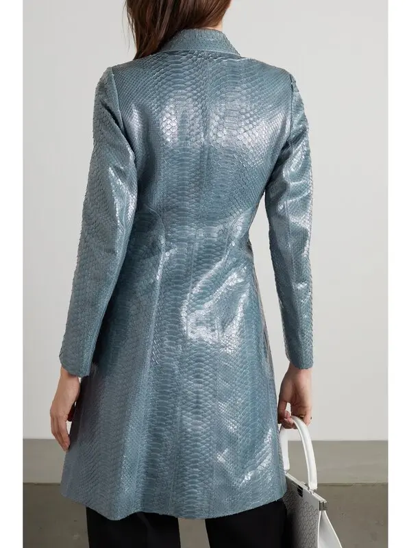 Alaïa Python Coat